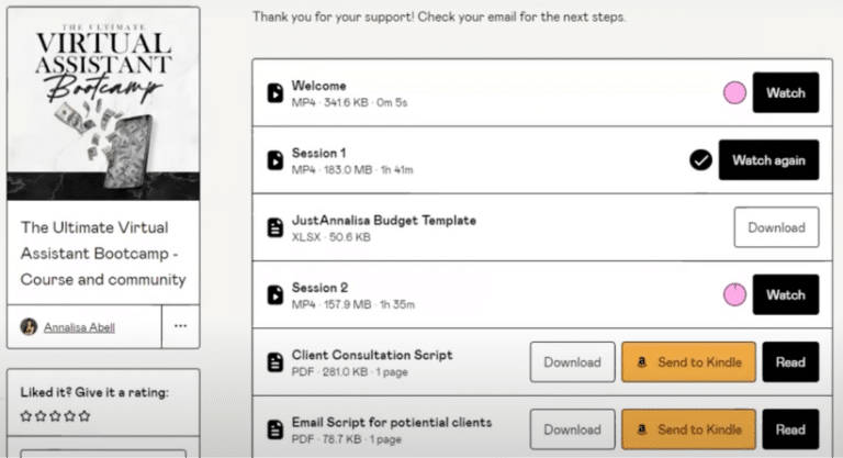 The Ultimate Virtual Assistant Bootcamp Review (Annalisa Abell)